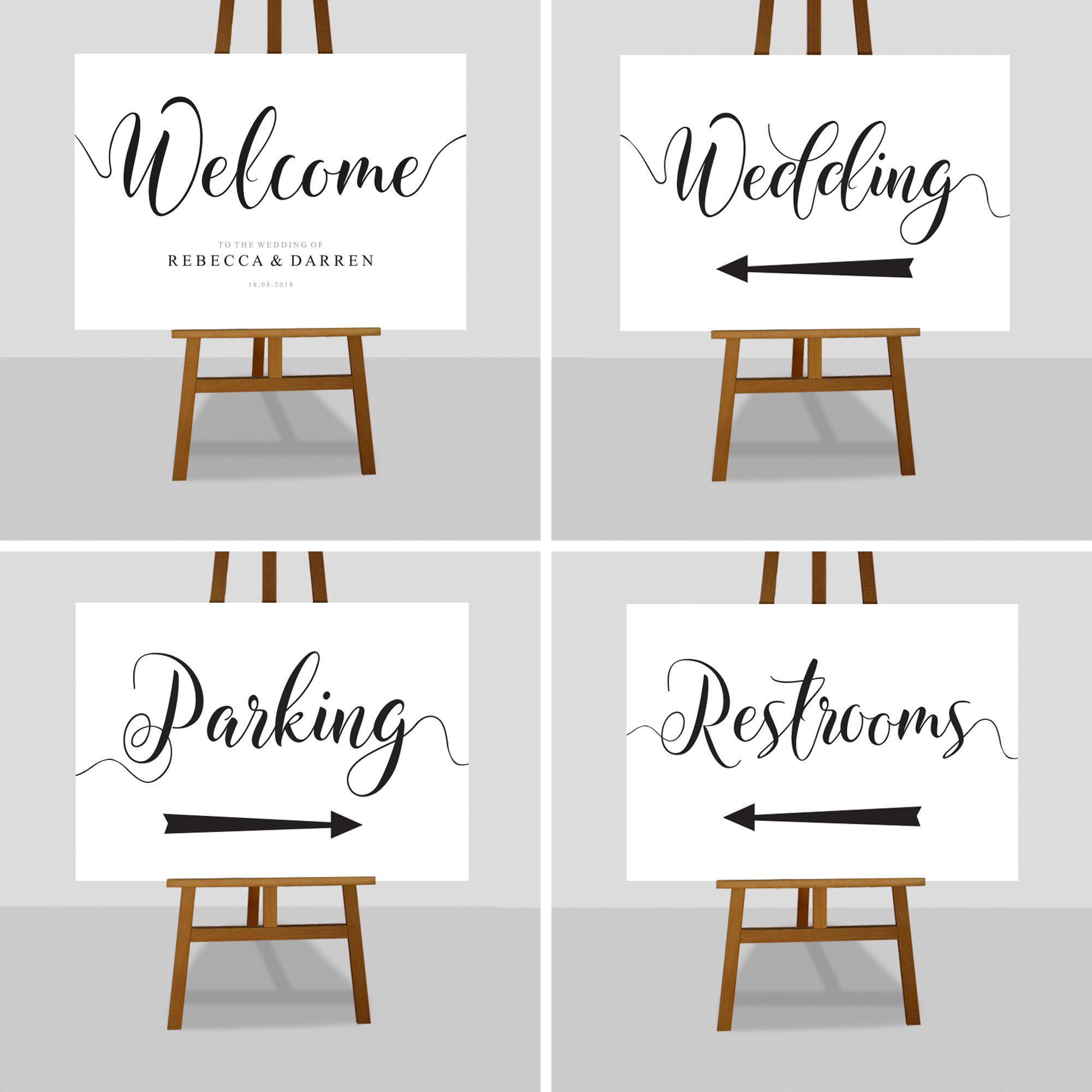 Printable Wedding Bundles | Digital Download Wedding Signage – We Do Bou
