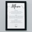 5x7 Editable Wedding Table Menu Card Template - Digital Download – We ...