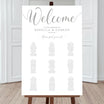 Silver Wedding Seating Chart Template from 6-18 tables – We Do Bou