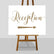 Gold Wedding Reception Arrow Sign - Instant Download PDF – We Do Bou