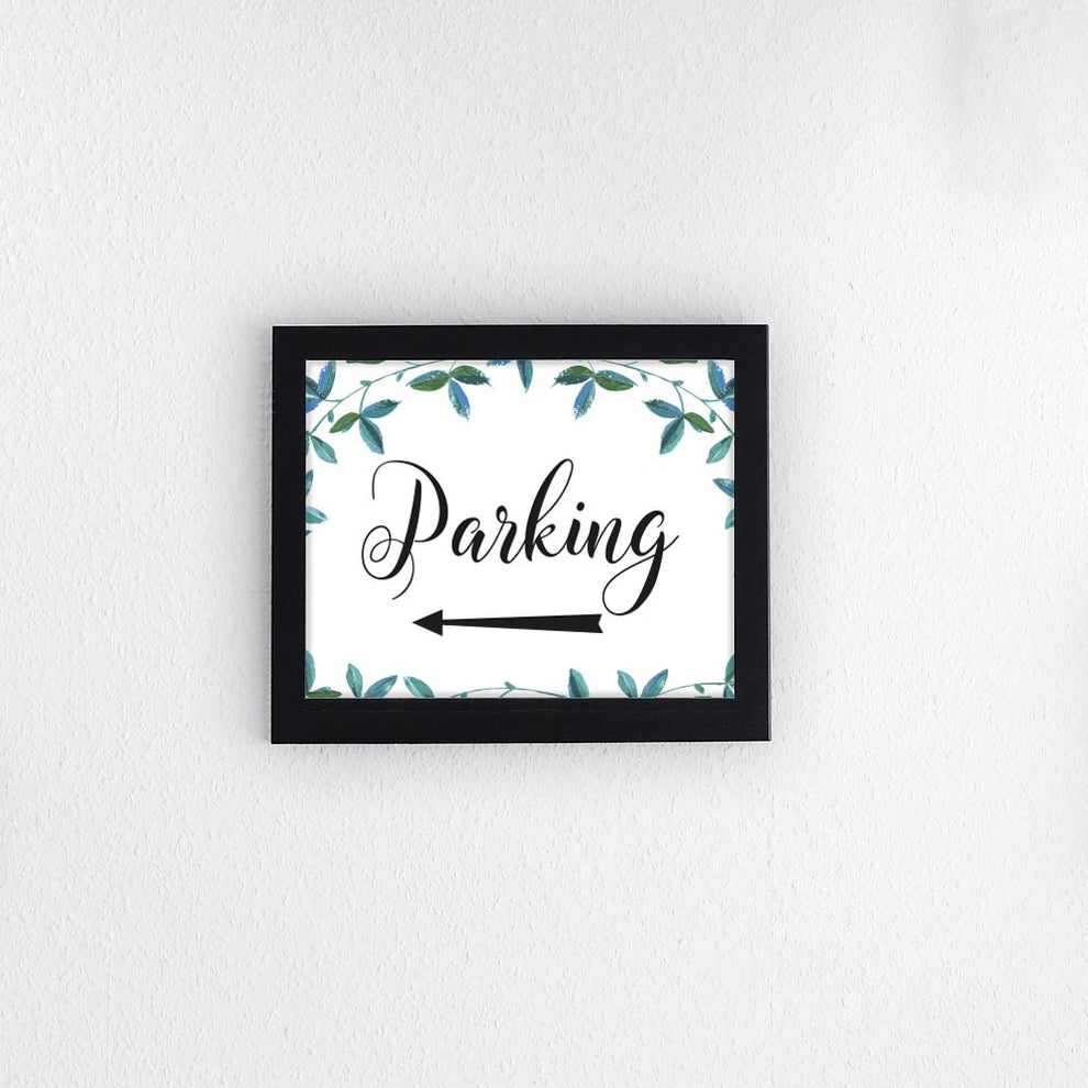 Eucalyptus Parking Arrow Sign - Instant Download PDF – We Do Bou