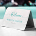 Turquoise Wedding Place Cards Template Printable Editable PDF Download ...