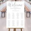 Silver Wedding Seating Chart Template from 6-18 tables – We Do Bou
