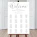 Silver Wedding Seating Chart Template from 6-18 tables – We Do Bou