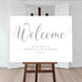 Editable Silver Wedding Welcome Sign Template - Digital Download – We ...