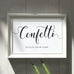 Printable Confetti Sign - Digital Download Wedding Signage – We Do Bou