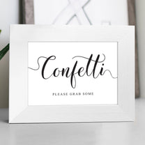 Printable Confetti Sign - Digital Download Wedding Signage – We Do Bou